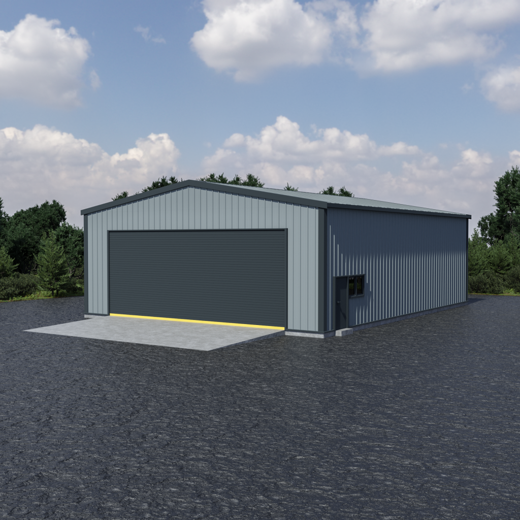 Insulated Aircraft Hangar - Springfield Steel Buildings