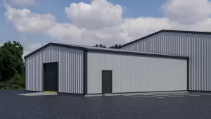 Small Workshop Building - Springfield Steel Buildings